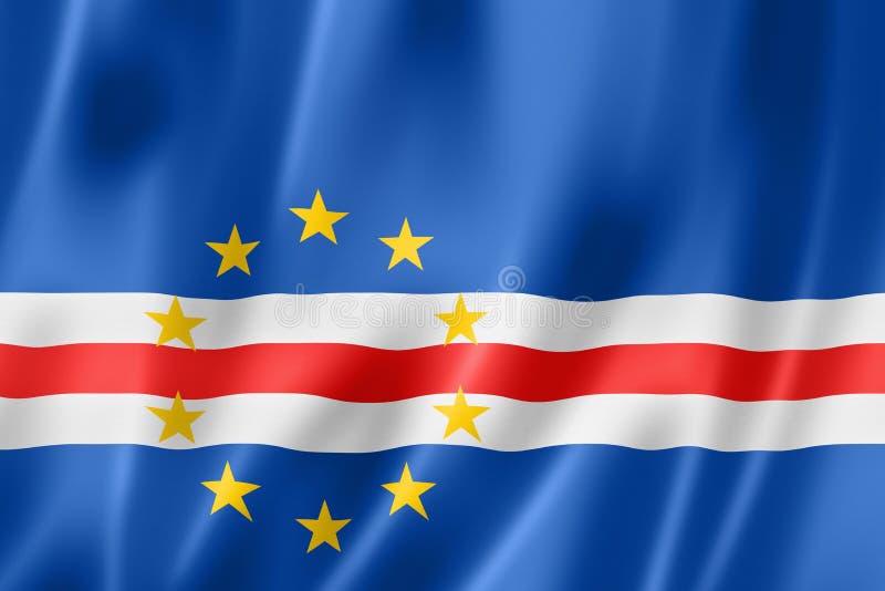 Drapeau du Cap Vert illustration stock. Illustration du textile - 151404276