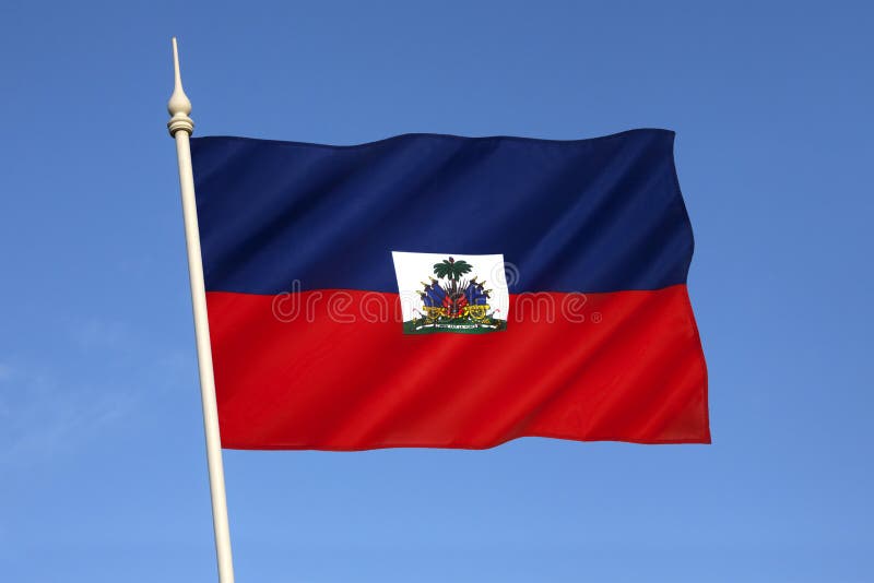 Drapeau du Haïti photo stock. Image du île, pays, crête - 38482766