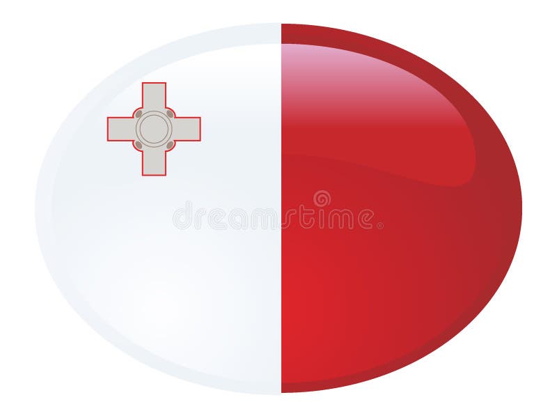 Drapeau Du Rond 3D De Malte Illustration de Vecteur - Illustration du ...