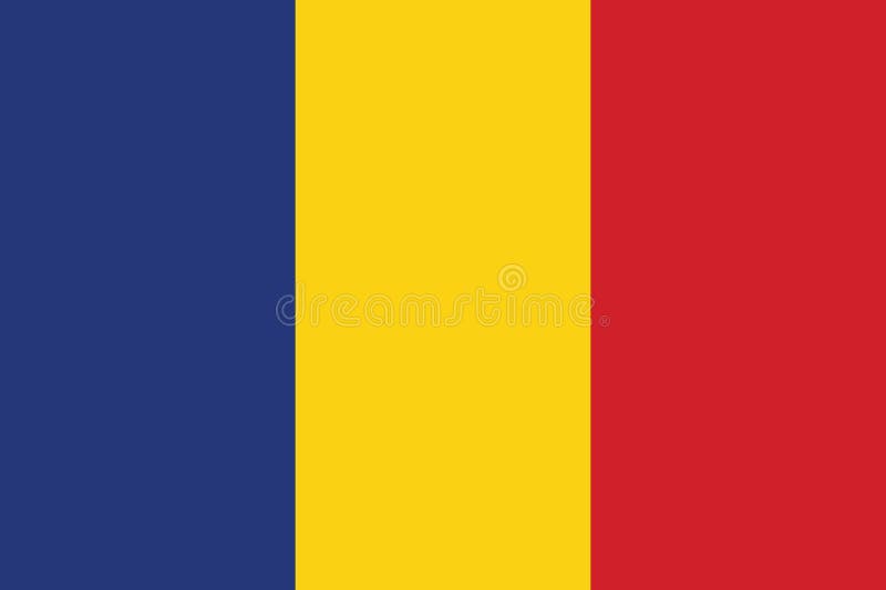 Drapeau Du Symbole National Roumain Illustration de Vecteur ...