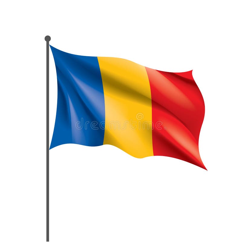 Drapeau Du Tchad, Illustration De Vecteur Illustration de Vecteur ...
