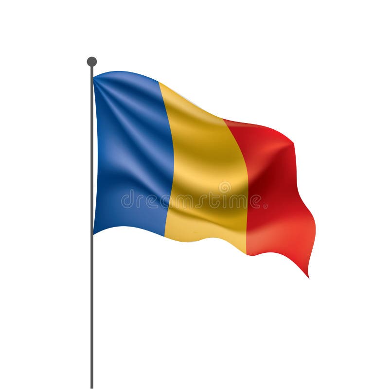 Drapeau Du Tchad, Illustration De Vecteur Illustration de Vecteur ...