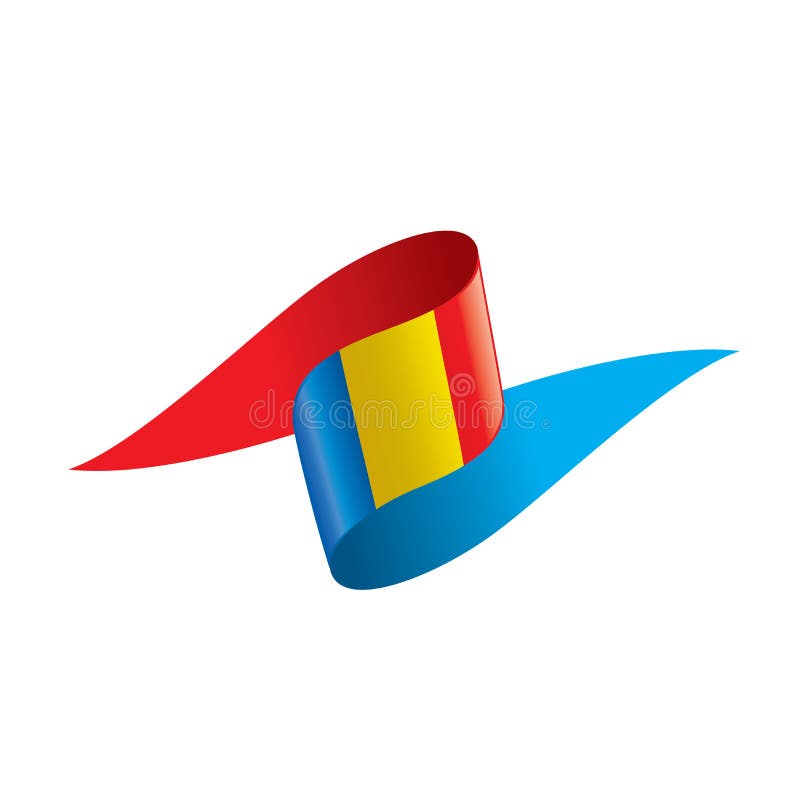 Drapeau Du Tchad, Illustration De Vecteur Illustration de Vecteur ...