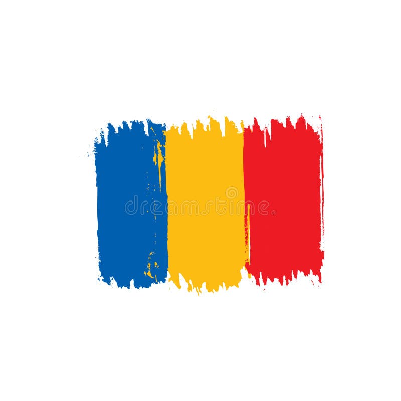 Drapeau Du Tchad, Illustration De Vecteur Illustration de Vecteur ...