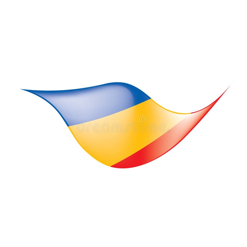 Drapeau Du Tchad, Illustration De Vecteur Illustration Stock ...