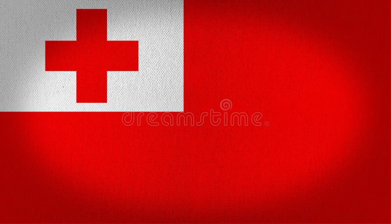 Drapeau du Tonga illustration stock. Illustration du texture - 86242067
