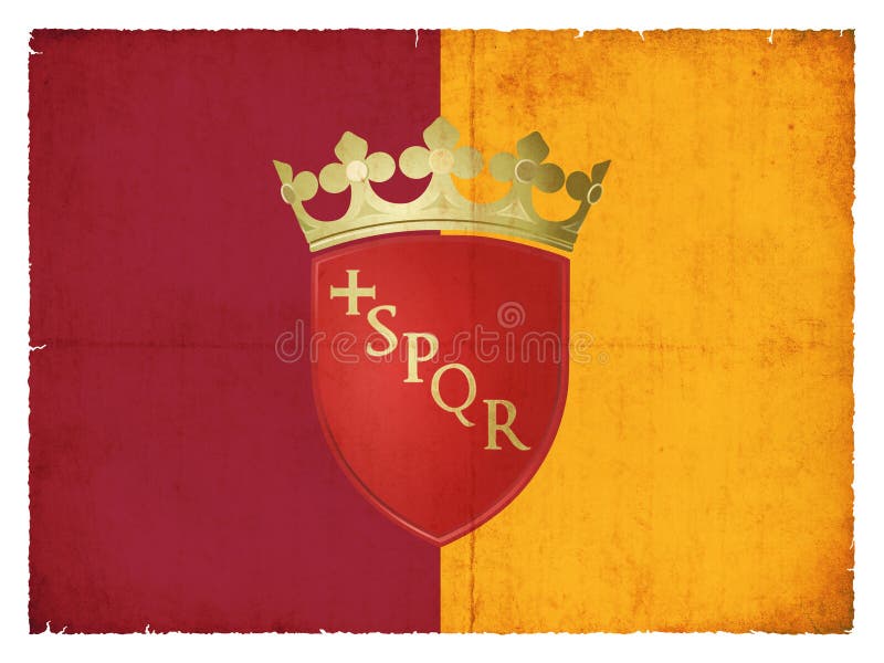 Drapeau Grunge De Rome, Italie Photo stock - Image du modifié ...