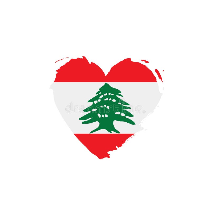 Drapeau Libanais, Illustration Illustration Stock - Illustration du ...