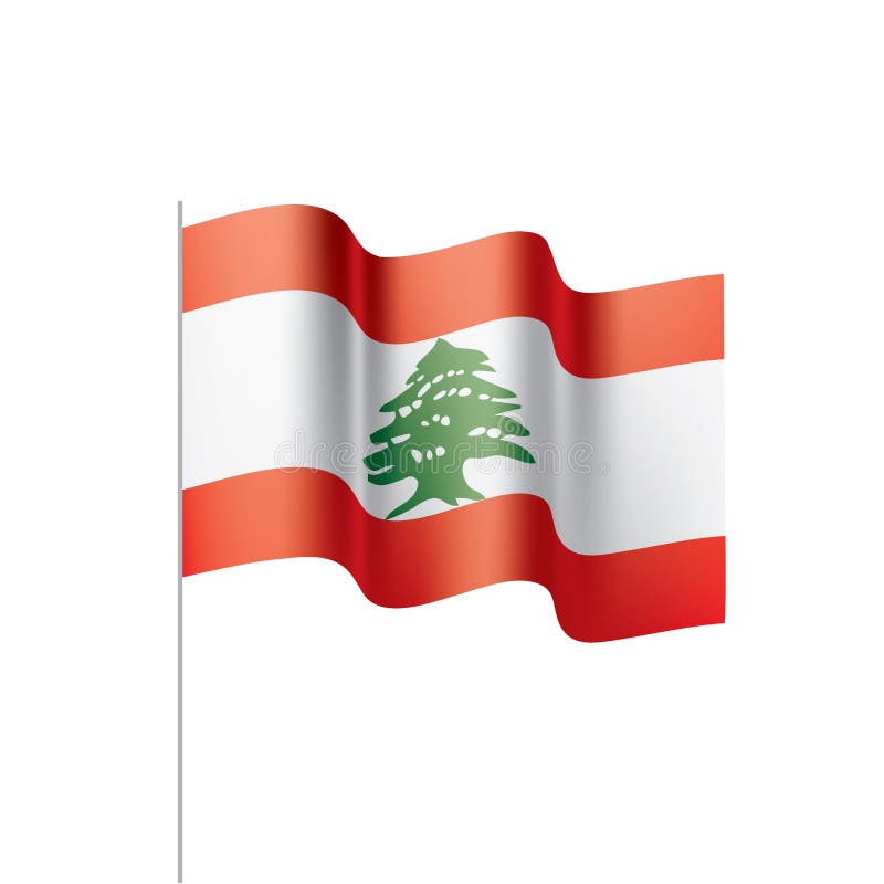 Drapeau Libanais, Illustration Illustration Stock - Illustration du ...