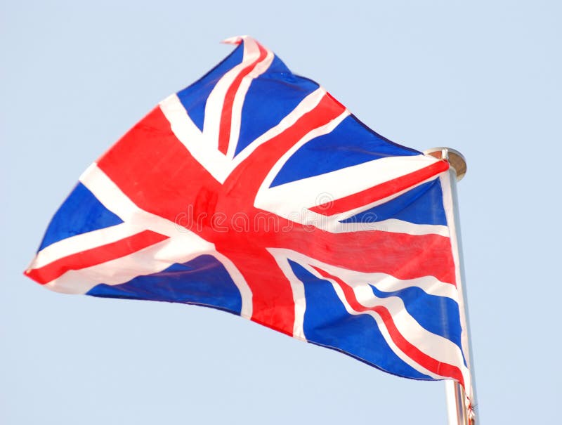 Drapeau national anglais image stock. Image du anglais - 4743383