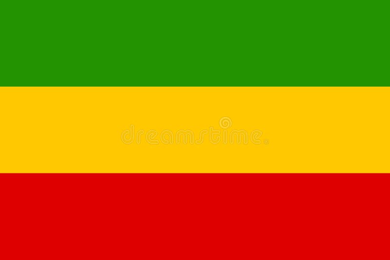 Drapeau Tricolore De Rastafari Illustration de Vecteur - Illustration ...