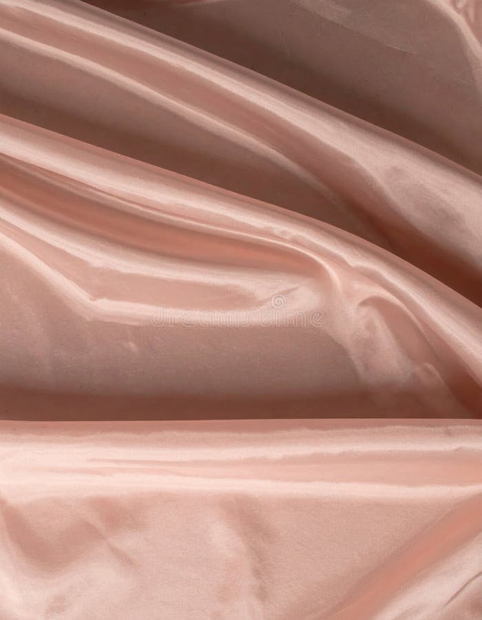 Draped Blush Pink Silk Fabric Texture Stock Illustration - Illustration ...