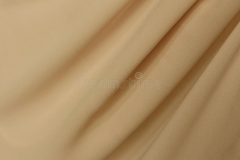 Draped Cream-colored Polyester Fabric Background Stock Photo - Image of ...