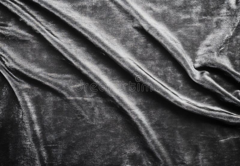 Draped Gray Velvet Fabric Texture Background High Quality Image Stock ...
