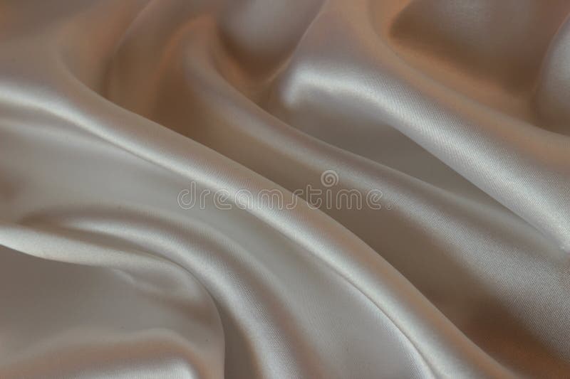 Draped Ivory Silk Fabric Background Stock Image - Image of drapery ...