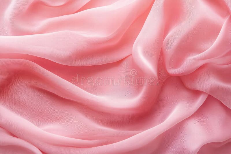 Draped Pink Silk Fabric, a Study in Softness and Flow, Textures and ...