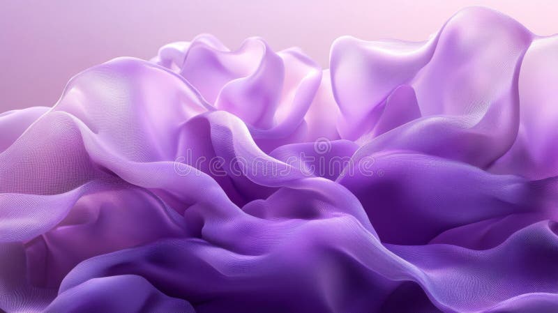 Draped Purple Fabric Texture with Soft Waves Stock Illustration ...