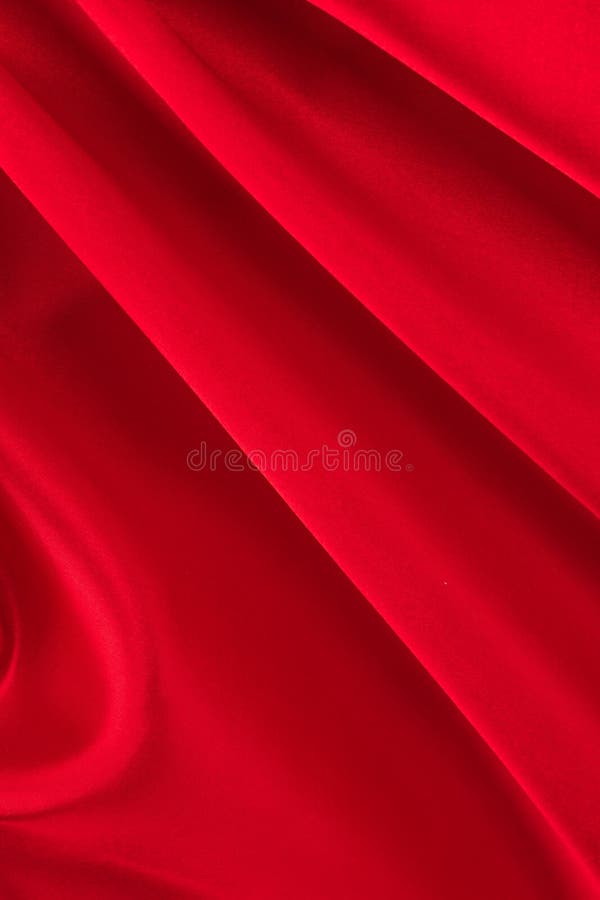 Draped Red Silk Fabric of Satin Weave, Texture, Background Stock Photo ...