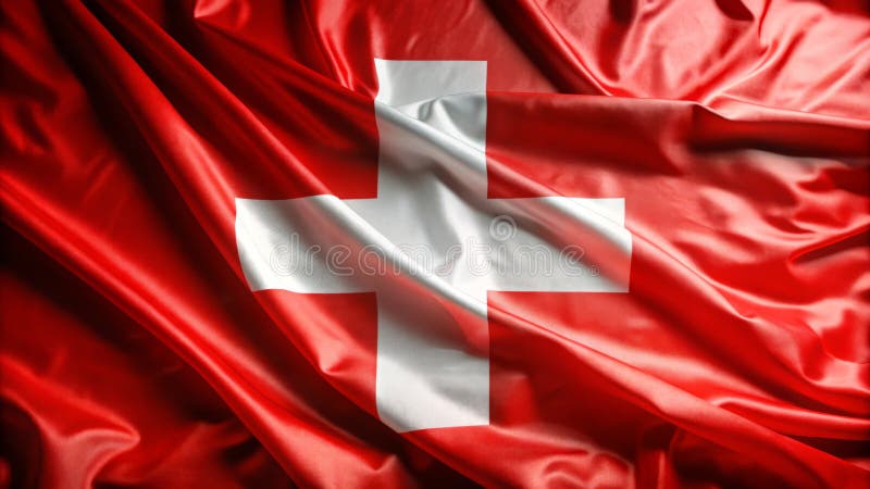 Draped Swiss Flag Red Silk Stock Illustrations – 1 Draped Swiss Flag ...