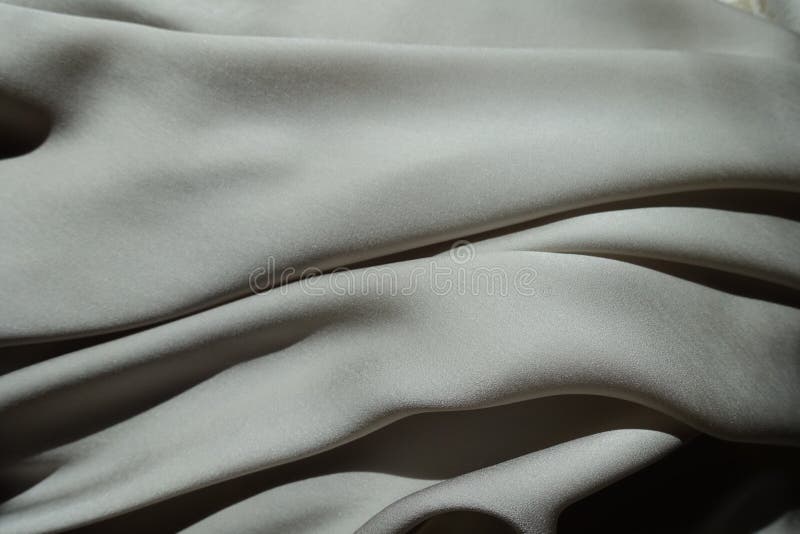Draped Thin Shiny Light Grey Chiffon Stock Image - Image of laurel ...