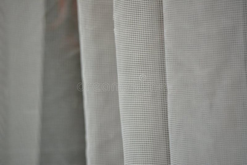 Draped Wave White Organza Transparent of Bridal Veil Texture Stock ...