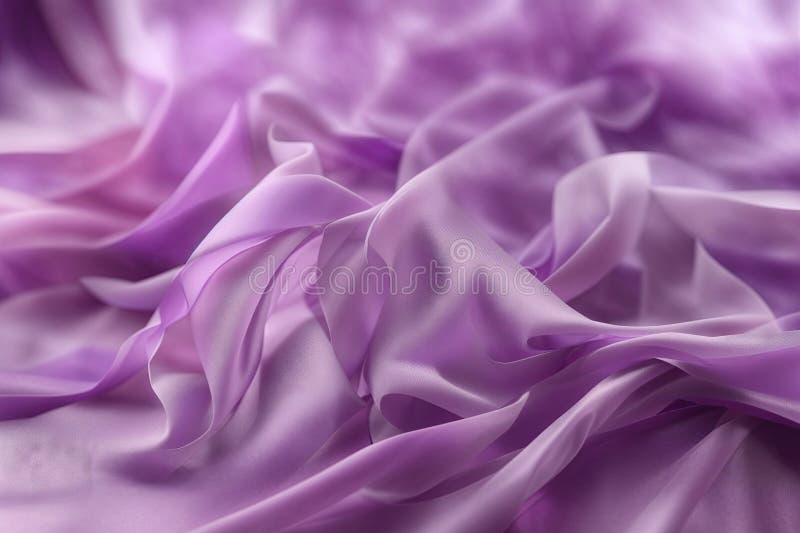 Draped with Waves Lightweight Semitransparent Fabric Pink Color. Stock ...