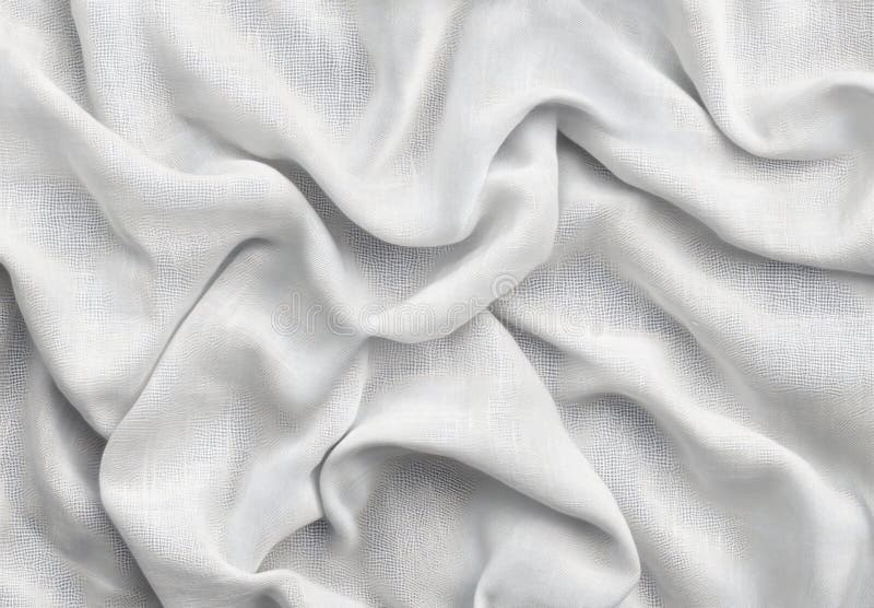 Draped White Linen Fabric Texture Background, Soft High Quality Image ...