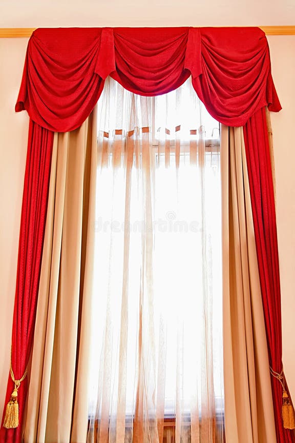 Drapery stock image. Image of decor, hang, curtains, indoor - 8470229
