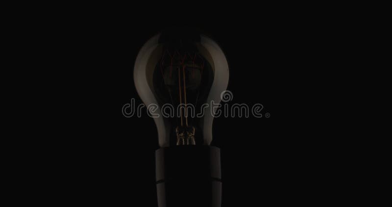 Energy or Creativity Concept with a Light Bulb Stock Footage - Video of ...