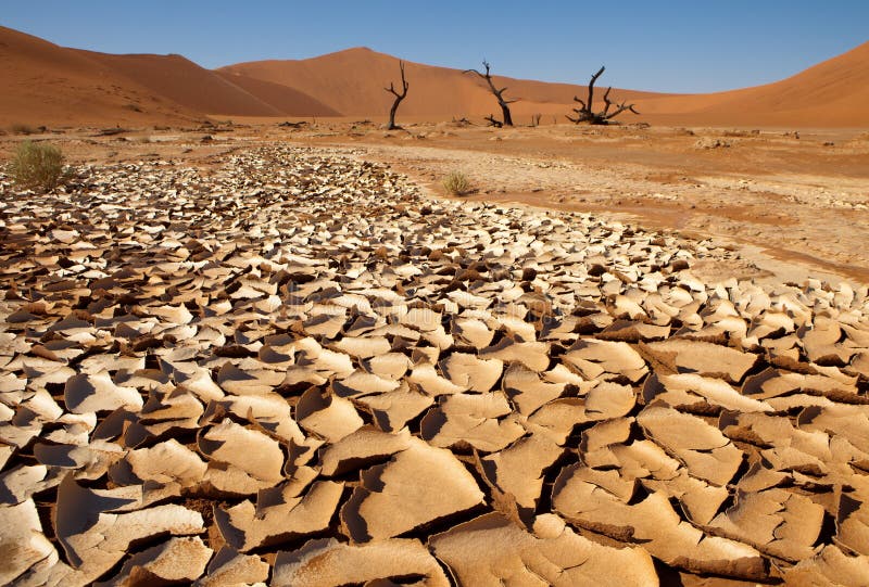 Draught in desert stock photo. Image of valley, famine - 19729476
