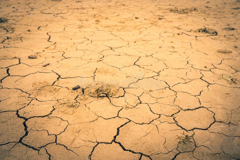 Draught, Dry Soil - Global Warming Concept Stock Photo - Image of ...