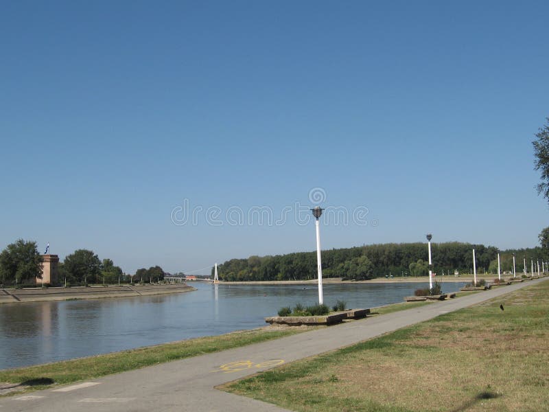 Drava river stock photo. Image of drava, peacefully, osijek - 56103676