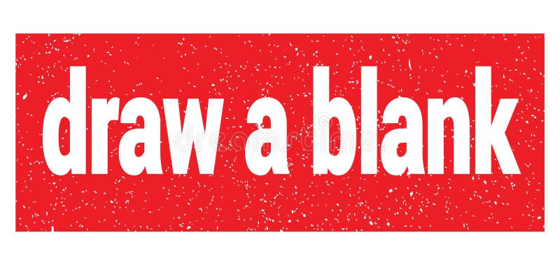 Draw a Blank Text Written on Red Stamp Sign Stock Illustration ...