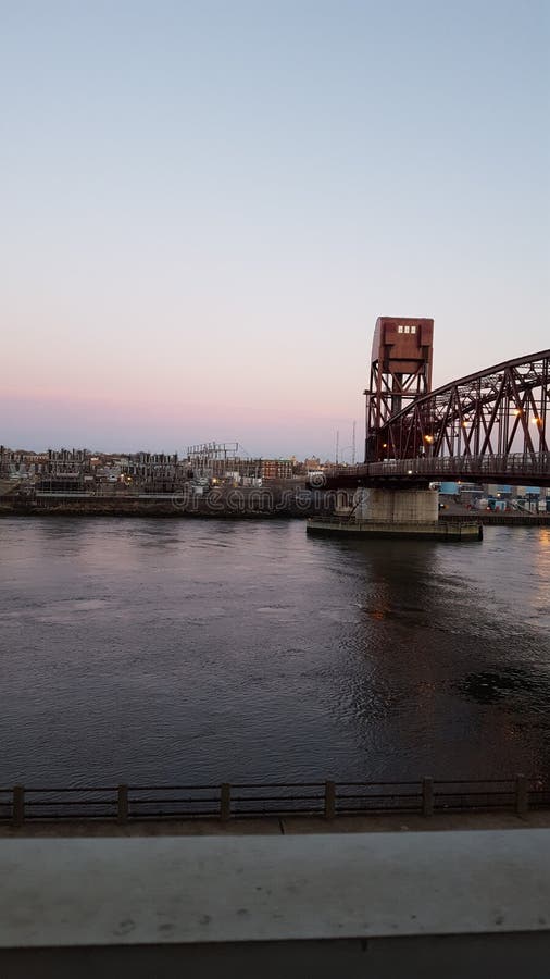 Draw bridge stock image. Image of view, river, roosevelt - 70218231