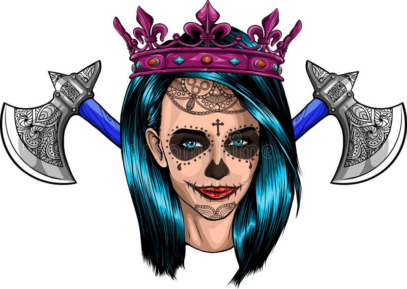 Draw of Dead Girl Vector Illustration Design Stock Vector ...