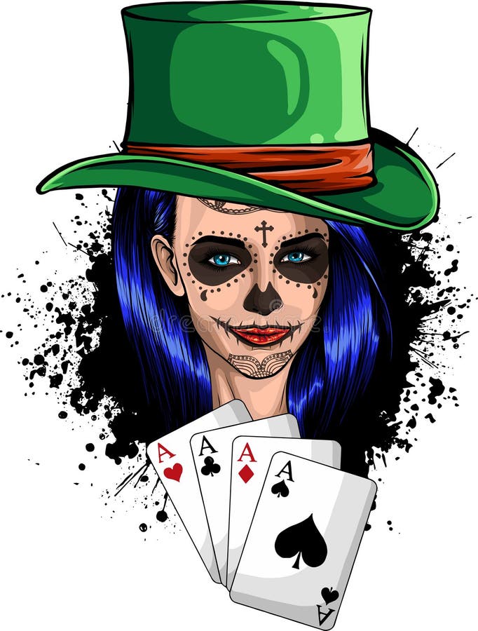 Draw of Dead Girl Vector Illustration Design Stock Vector ...