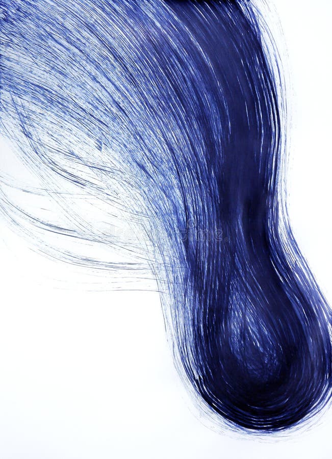 Draw a Lot of Thin Lines.Human Developing Hair. Profit Energy Stock ...