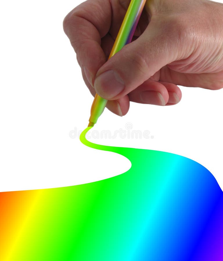 Rainbow Hand Draw Stock Illustrations – 5,472 Rainbow Hand Draw Stock ...