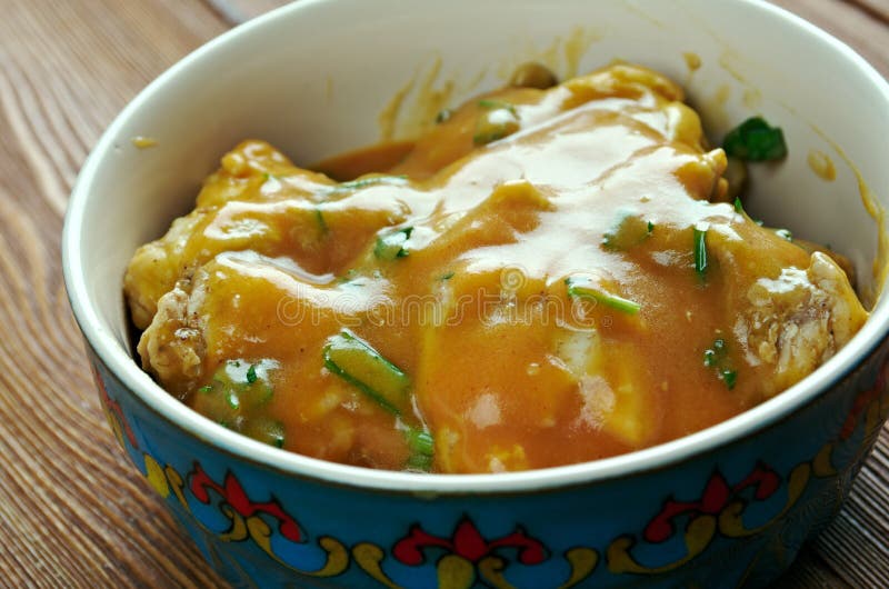 Draw soup stock photo. Image of african, vegetables, ogbono - 53230354