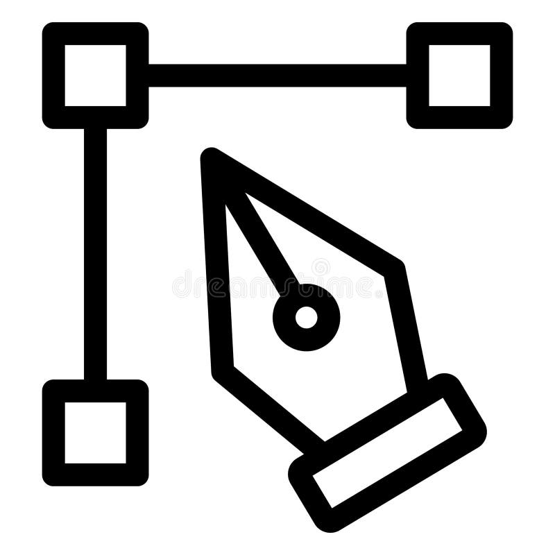 Draw Tool, Illustrator Shape Isolated Vector Icon Which Can Be Easily ...