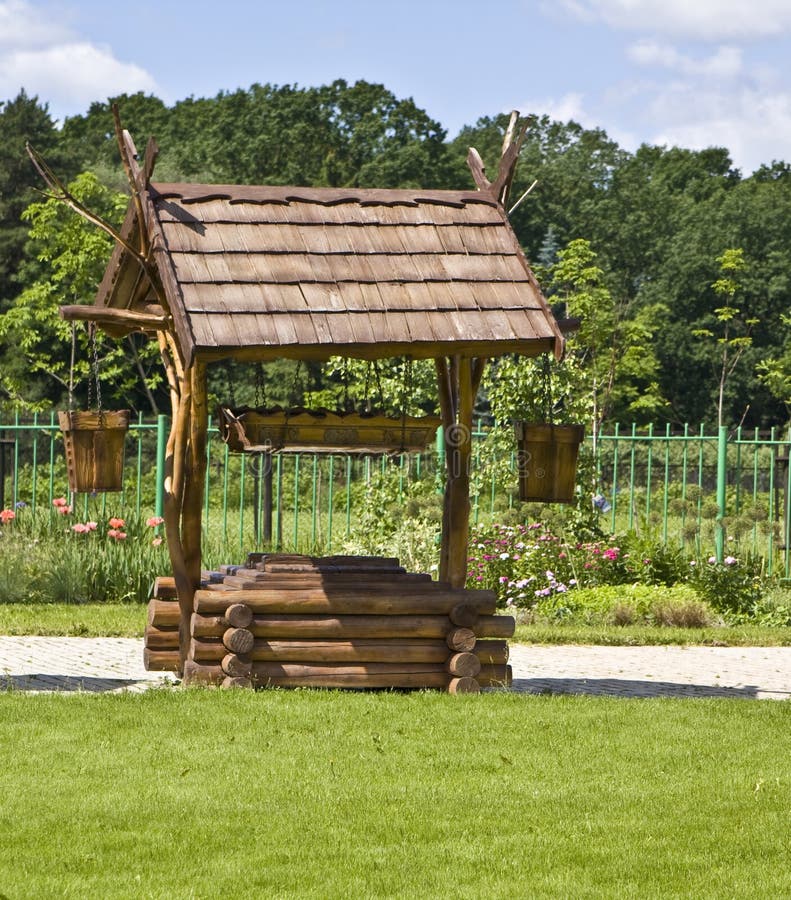 Draw well stock photo. Image of nature, draw, wooden - 17088274