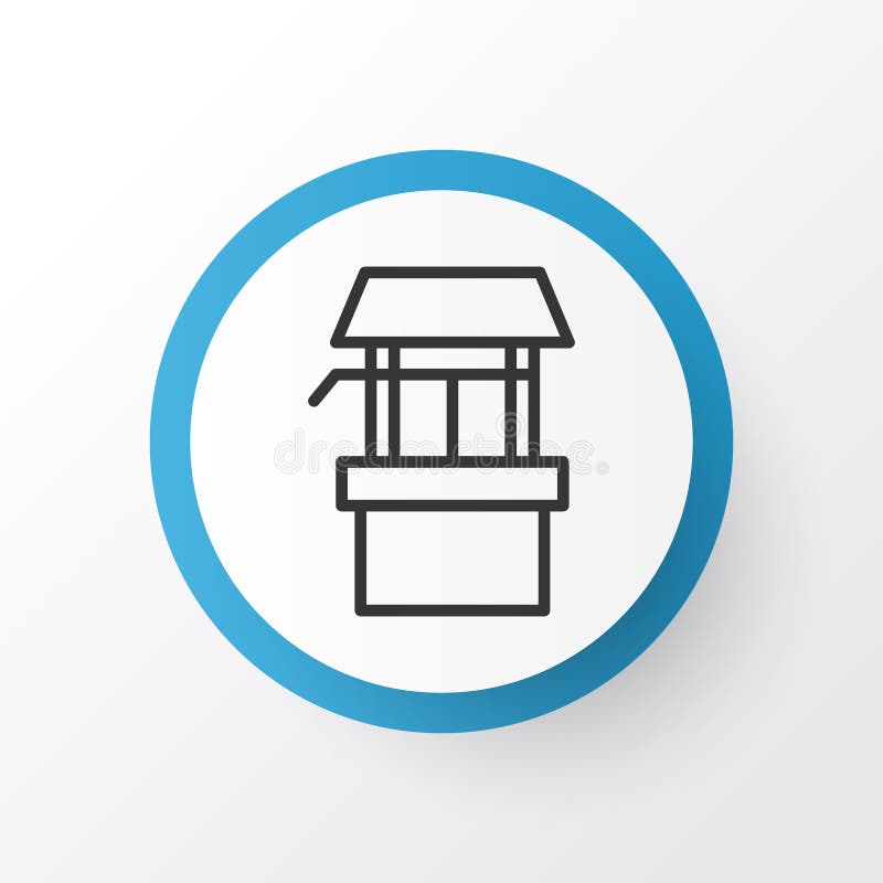 Draw Well Icon Symbol. Premium Quality Isolated Source Element in ...