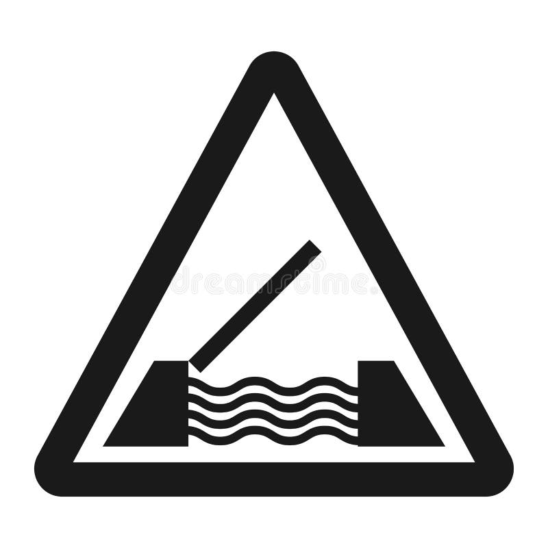 River Ahead Sign Stock Illustrations – 198 River Ahead Sign Stock ...