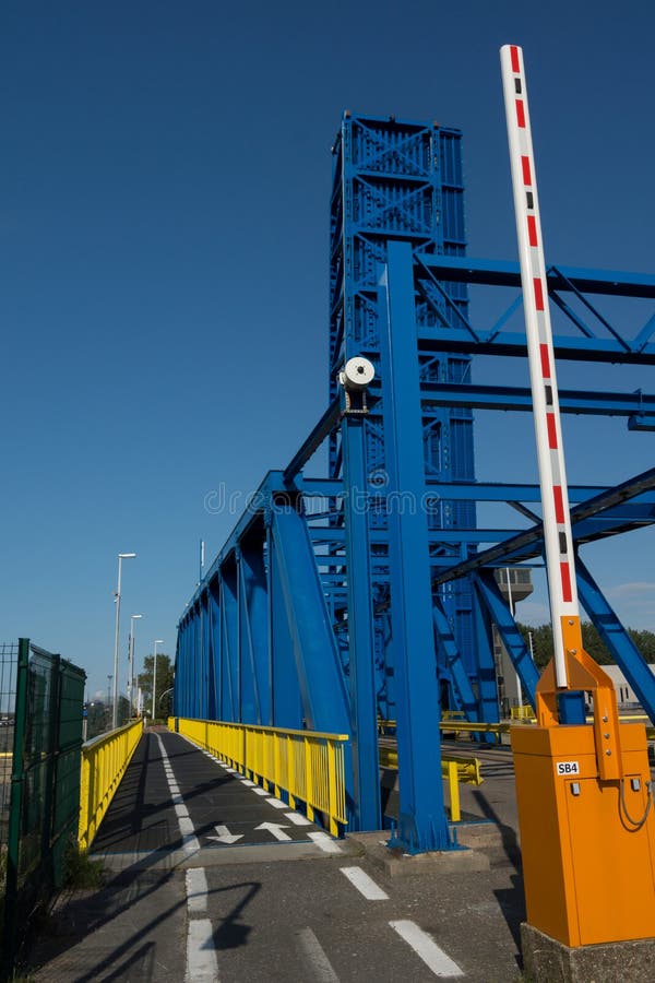 Drawbridge stock photo. Image of harbor, barrier, painted - 48391132