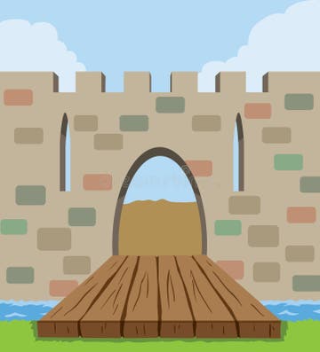 Castle Drawbridge Stock Illustrations – 374 Castle Drawbridge Stock ...