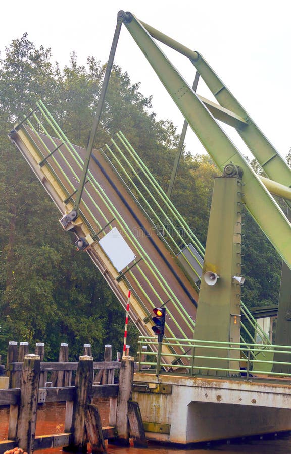 Drawbridge Located in Holland Stock Photo - Image of nature, road: 50410052