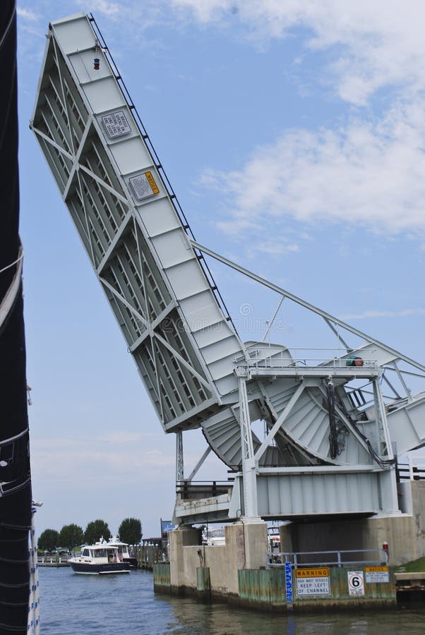 Drawbridge in Operation stock photo. Image of operational - 51132534