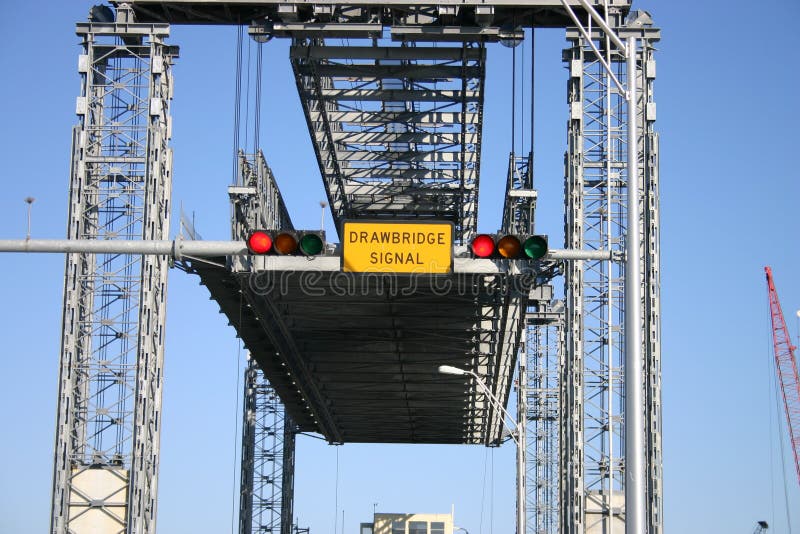 Drawbridge platform stock image. Image of harbor, canal - 8382925