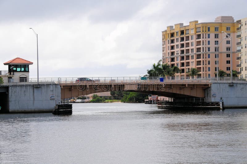 Drawbridge, South Florida stock photo. Image of strong - 62037088