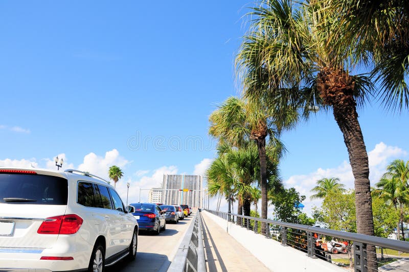 Drawbridge Over Intercoastal in South Florida Stock Image - Image of ...